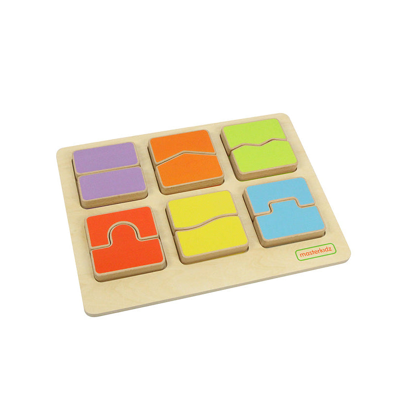 Masterkidz Shape Matching Puzzle 6pc | Early Logic & Colour Learning B