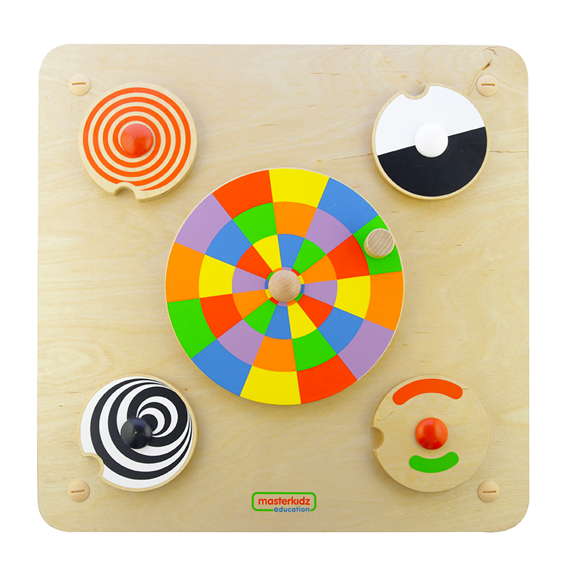 Masterkidz Spinning Wheels Board – Interactive Educational Toy for Kid