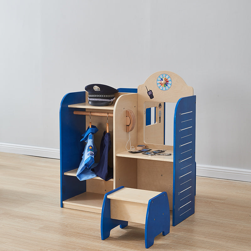 Masterkidz Dramatic Play Police Station – Interactive Pretend Play Set