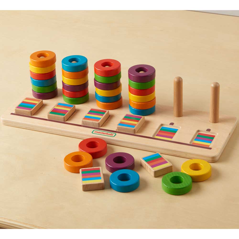 Sequence & Spatial Learning Ring Stackers – Masterkidz