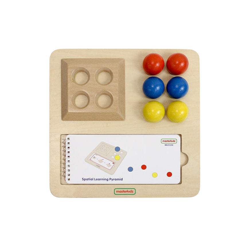 Masterkidz Spatial Learning Pyramid – Colour & Sequence Educational Wo